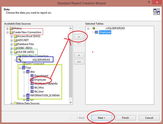 Create Crystal Reports Report in ASP.Net